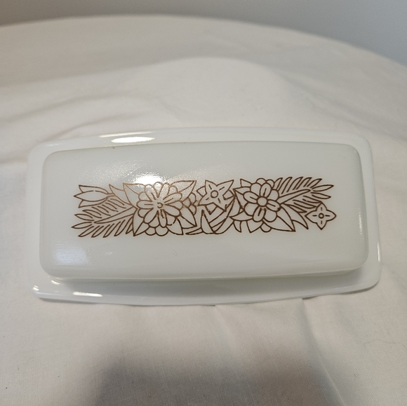 Pyrex | Kitchen | Vintage Pyrex Woodland Pattern Butter Dish | Poshmark